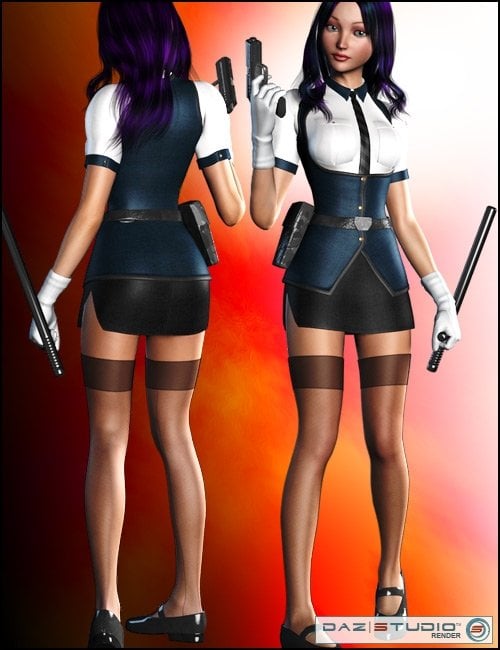 Civil Servant for Aiko 3 | Daz 3D