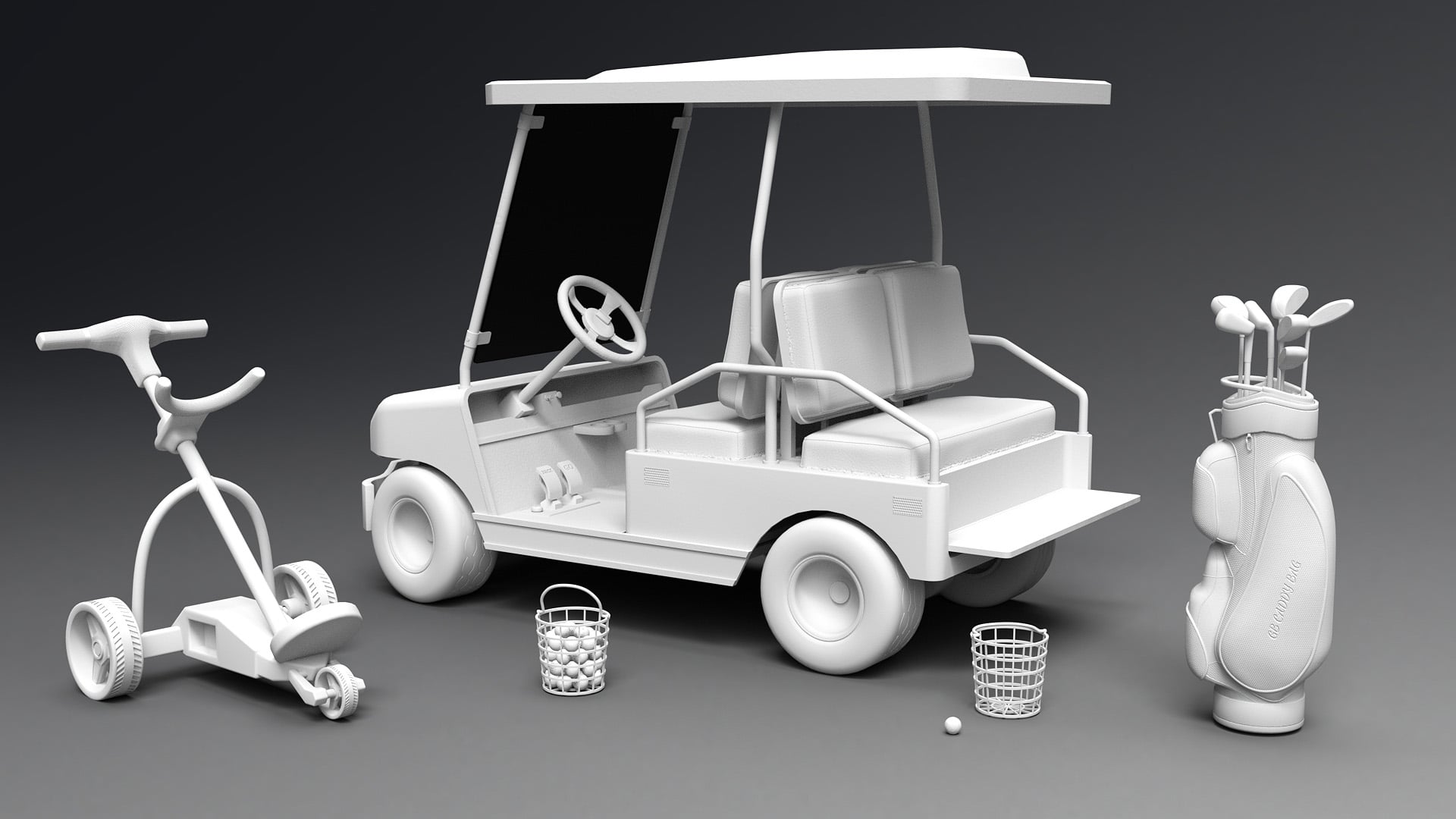 Golf Course Props | Daz 3D