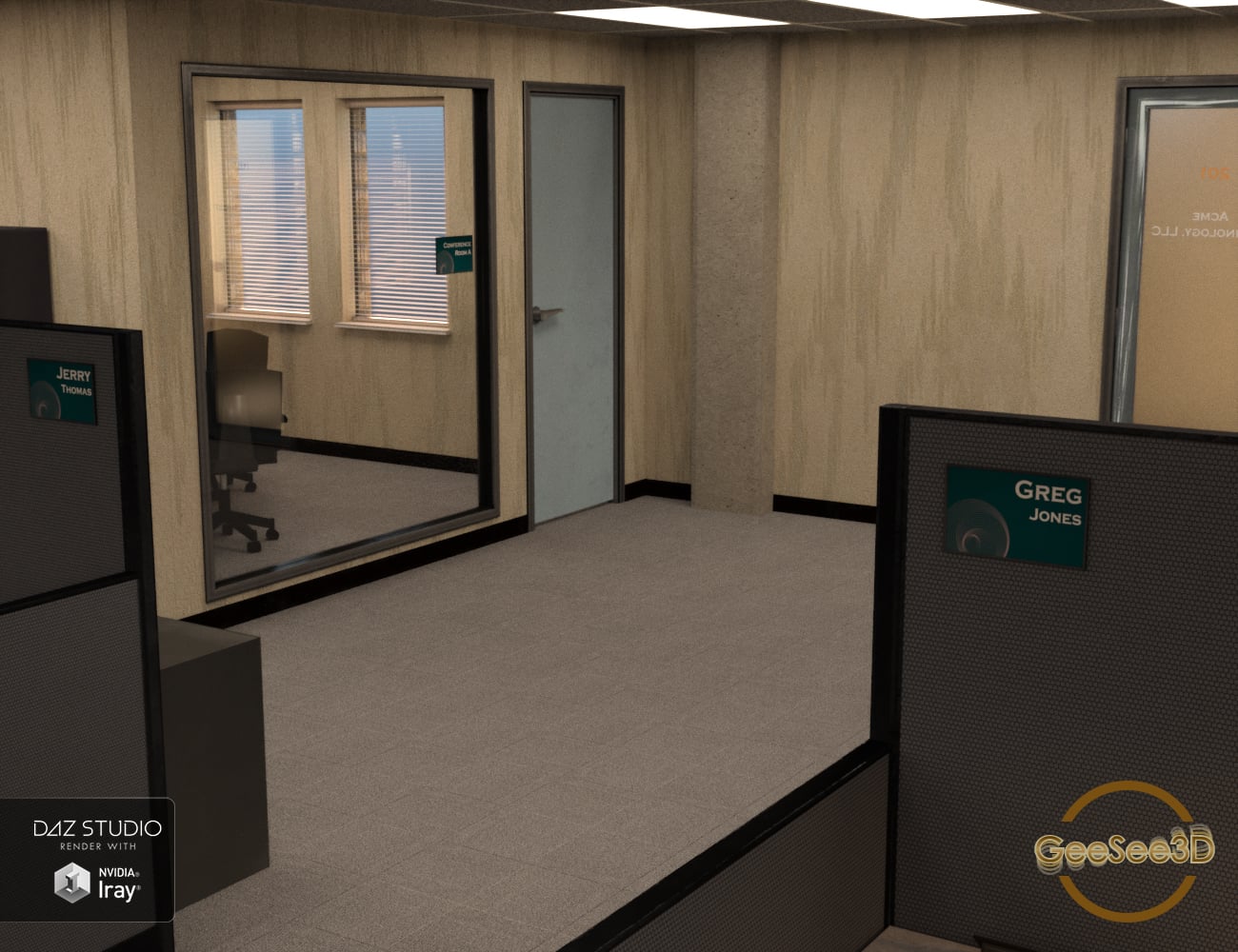 The Daily Routine Office | Daz 3D