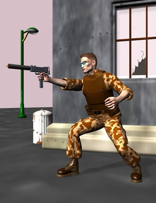 Mac-10 Submachine Gun | Daz 3D