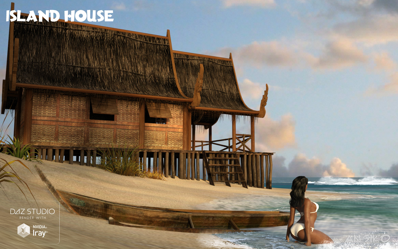 Island House | Daz 3D