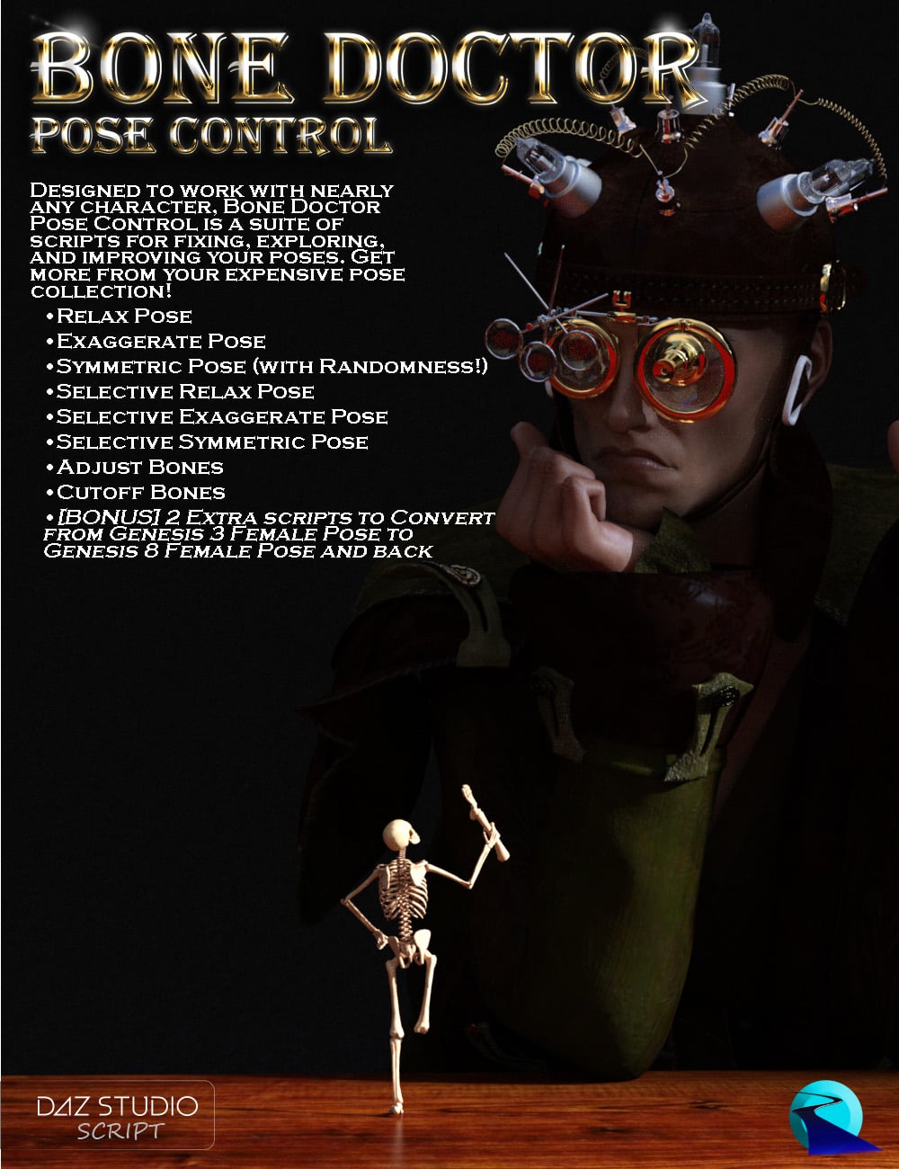 Bone Doctor Pose Control | Daz 3D