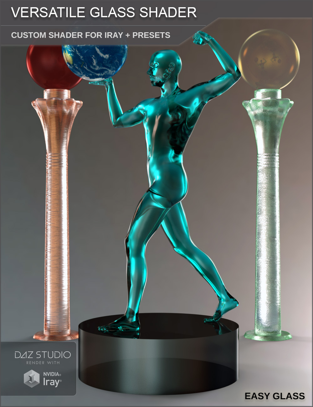 Versatile Glass Shader - Custom Shader and Presets for Iray | Daz 3D