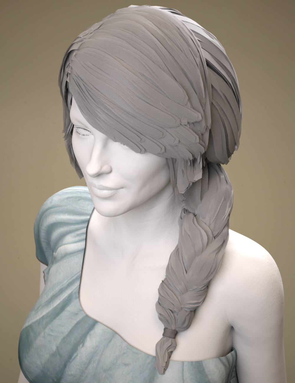 Viola Braid for Genesis 8 Female(s) | Daz 3D