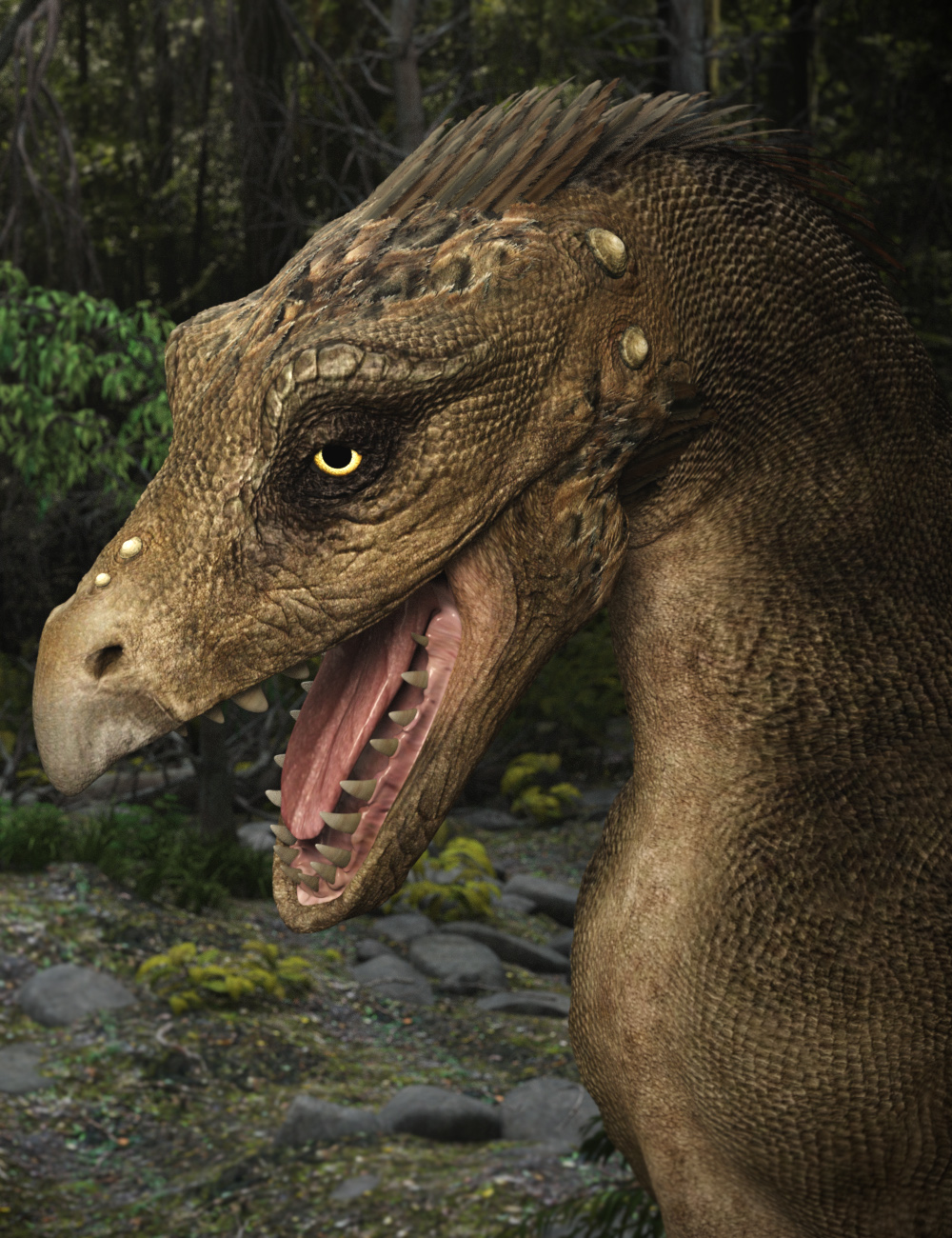 Raptor – The Feathered Dragon HD | Daz 3D