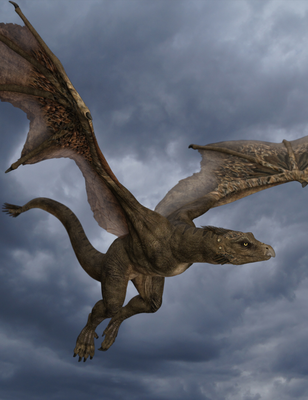 Raptor – The Feathered Dragon HD | Daz 3D