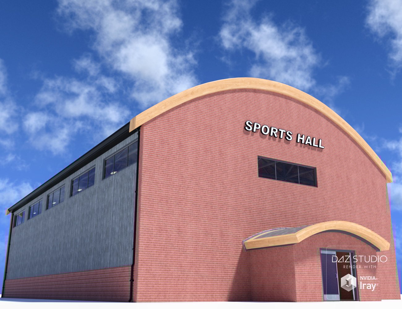 Small Sports Hall | Daz 3D