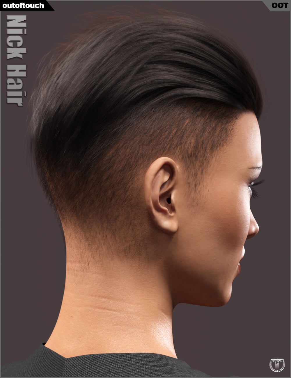 Nick Hair for Genesis 3 and 8 | Daz 3D