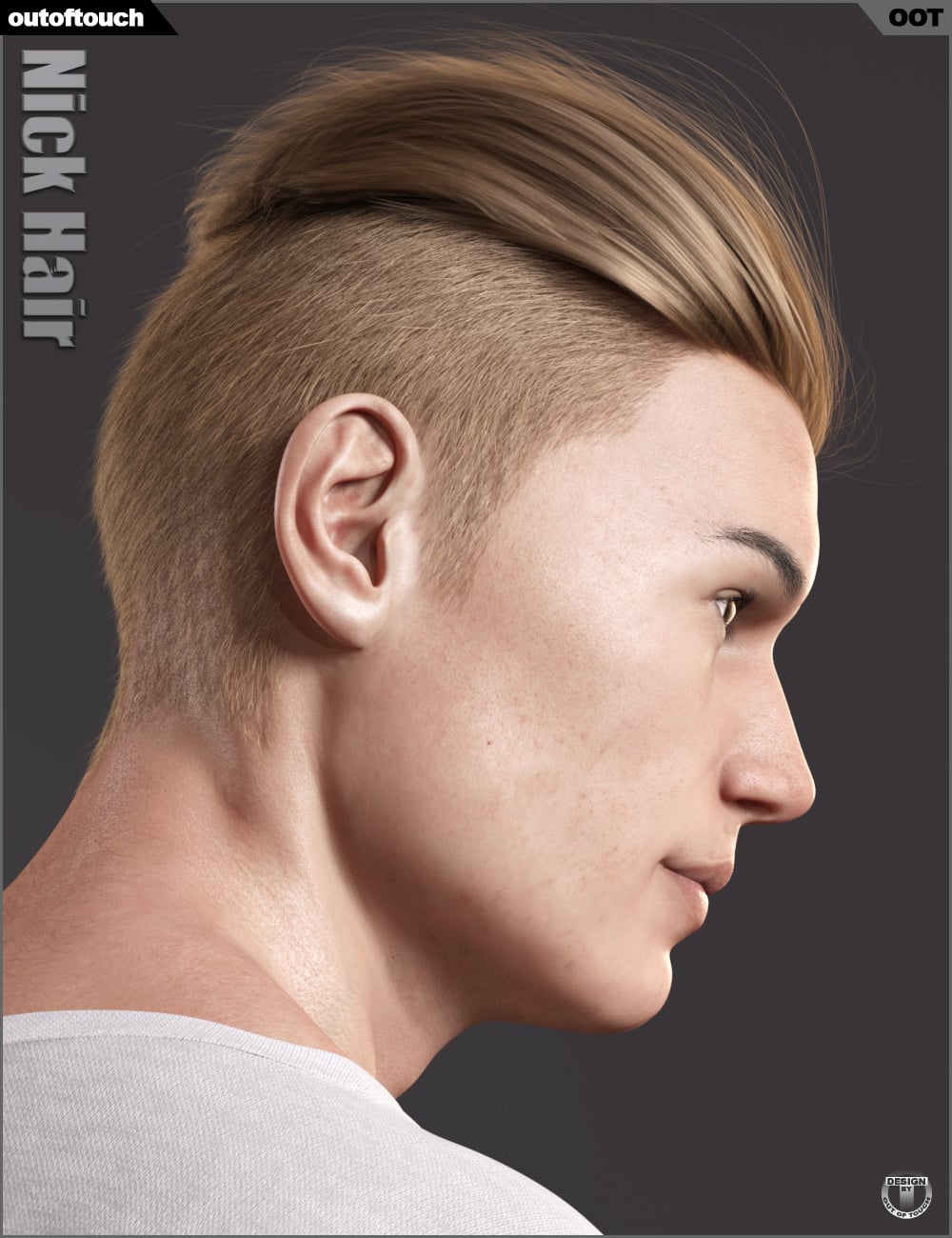 Nick Hair for Genesis 3 and 8 | Daz 3D
