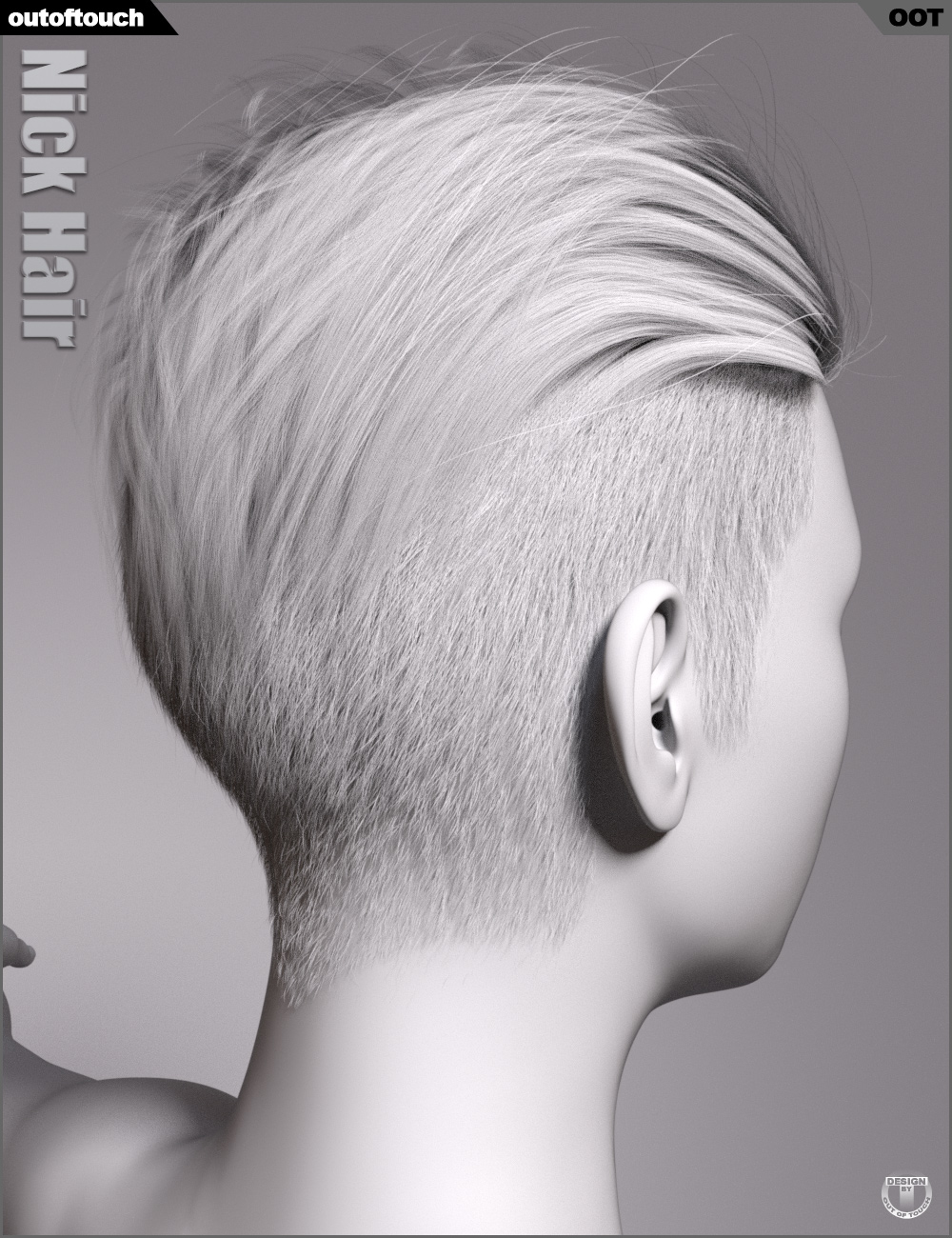 Nick Hair for Genesis 3 and 8 | Daz 3D