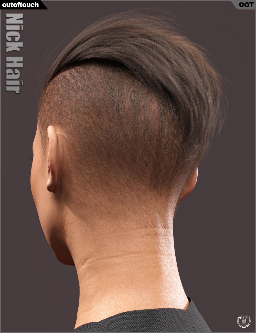 Nick Hair for Genesis 3 and 8 | Daz 3D