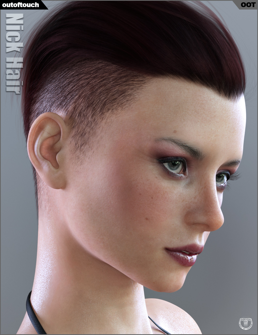 Nick Hair for Genesis 3 and 8 | Daz 3D