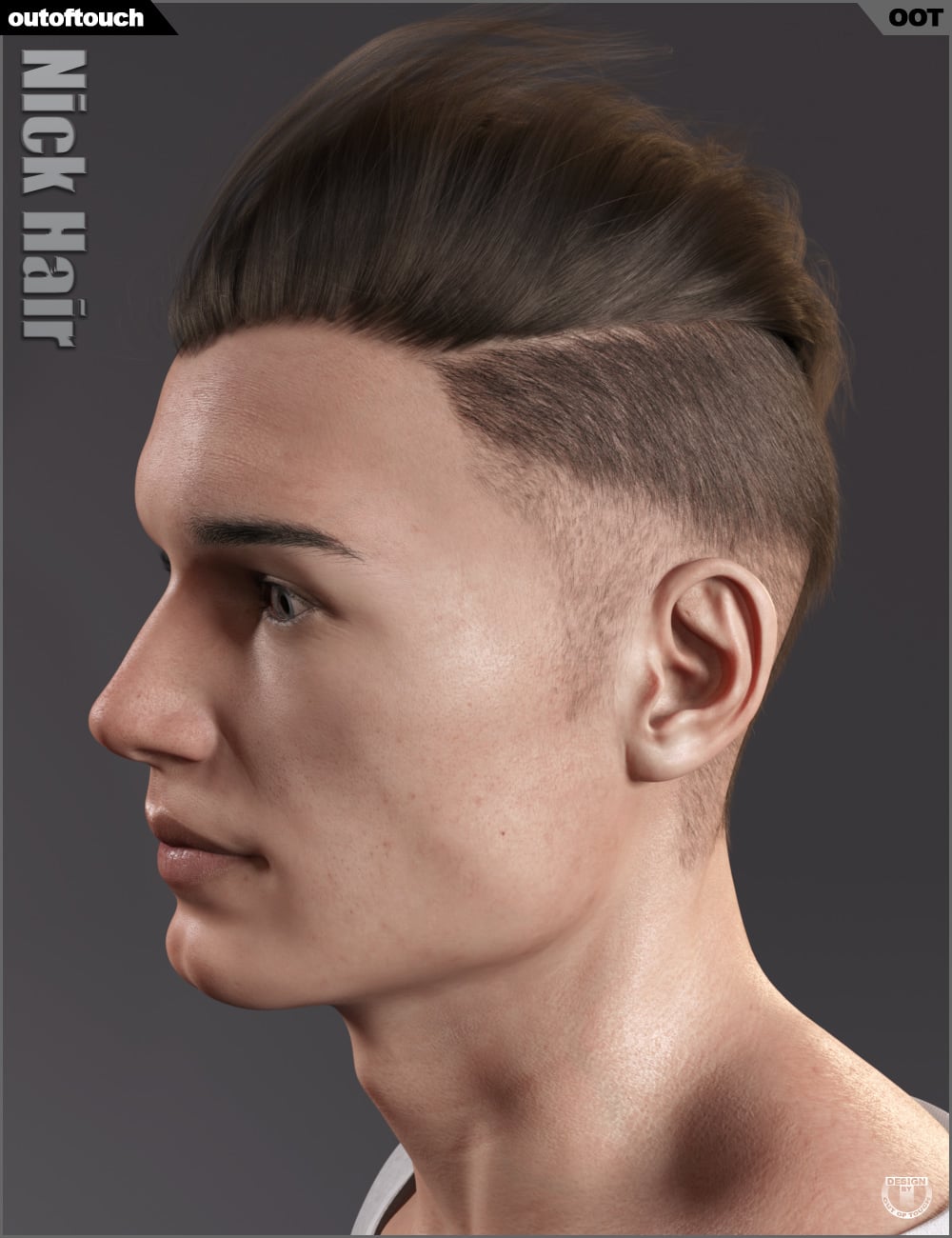 Nick Hair for Genesis 3 and 8 | Daz 3D