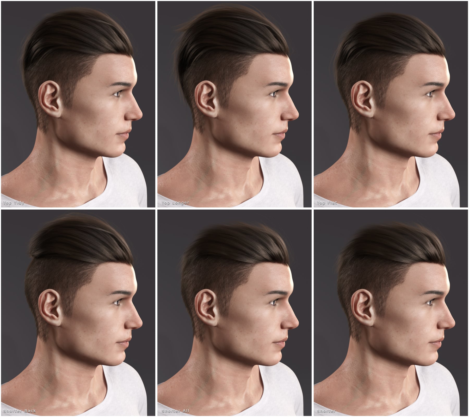 Nick Hair for Genesis 3 and 8 | Daz 3D
