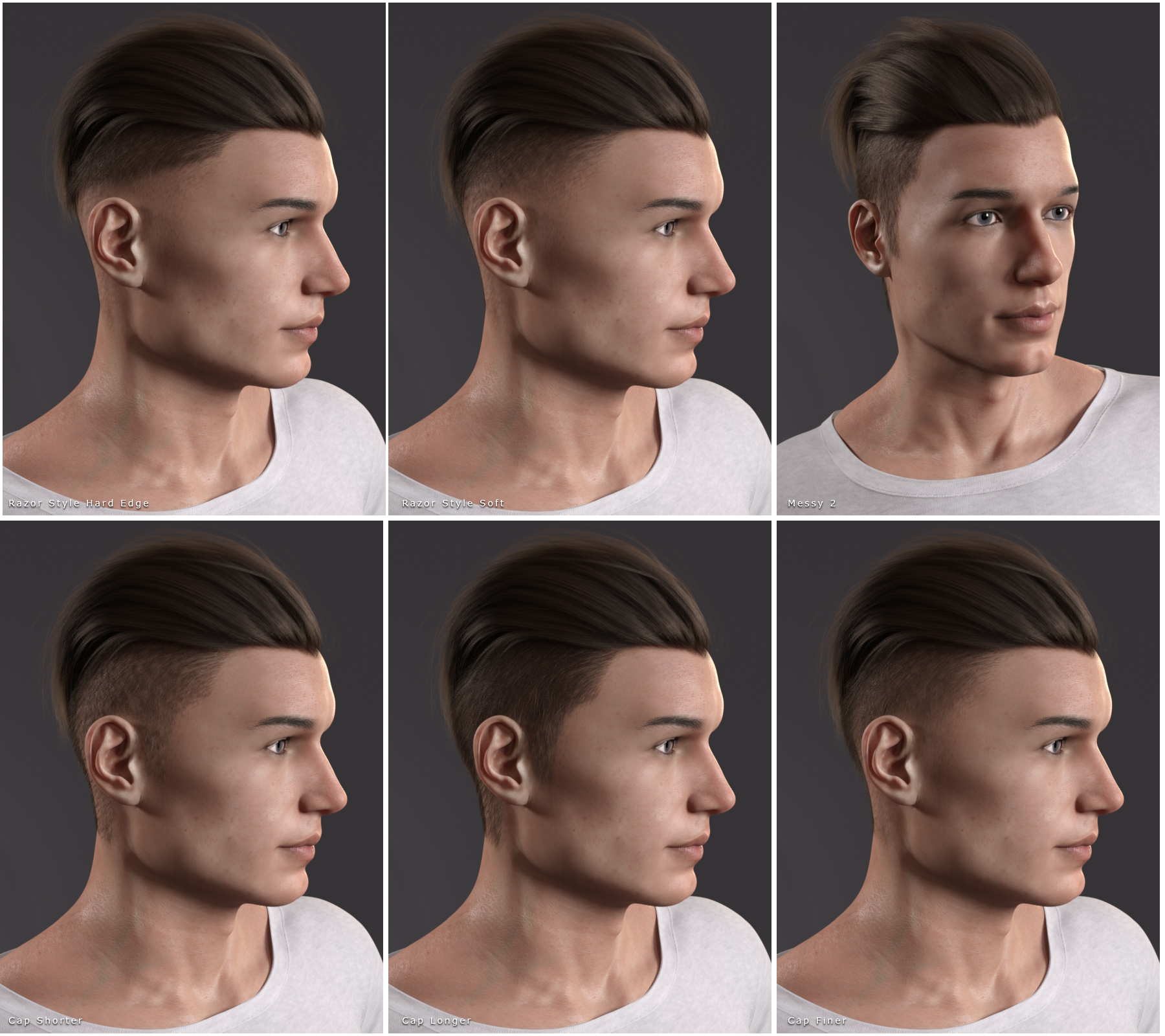 Nick Hair for Genesis 3 and 8 | Daz 3D