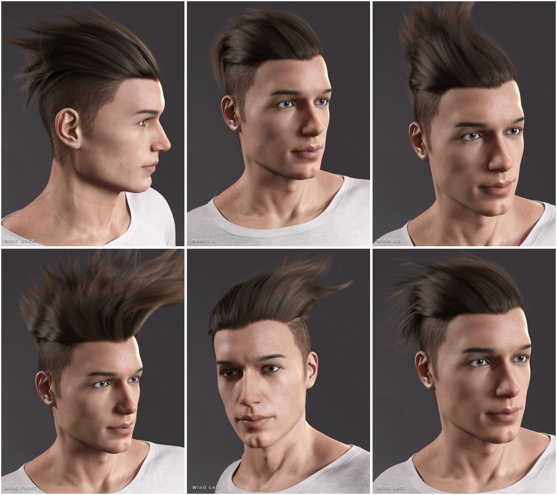 Nick Hair for Genesis 3 and 8 | Daz 3D