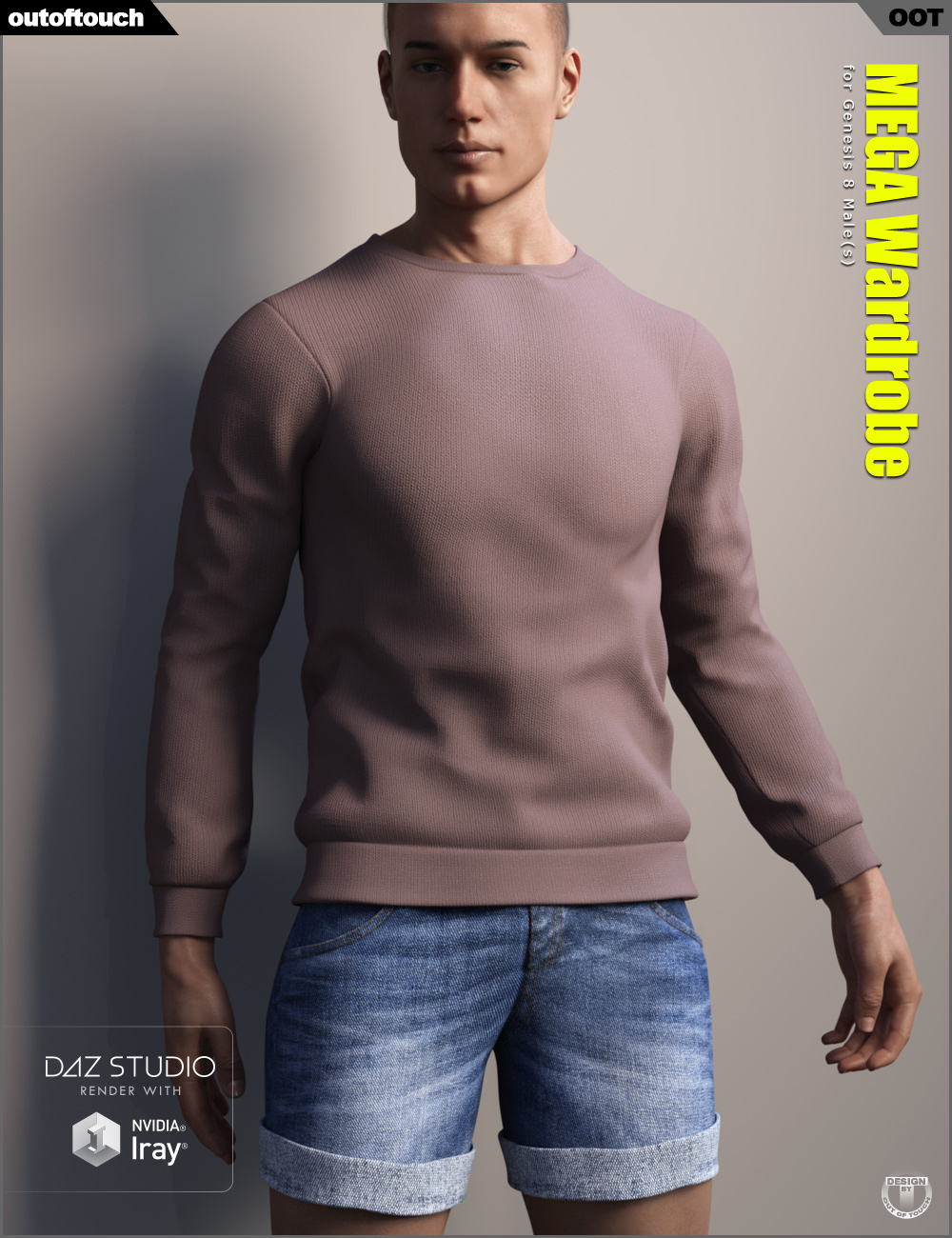 Genesis 8 Male MEGA Wardrobe | Daz 3D