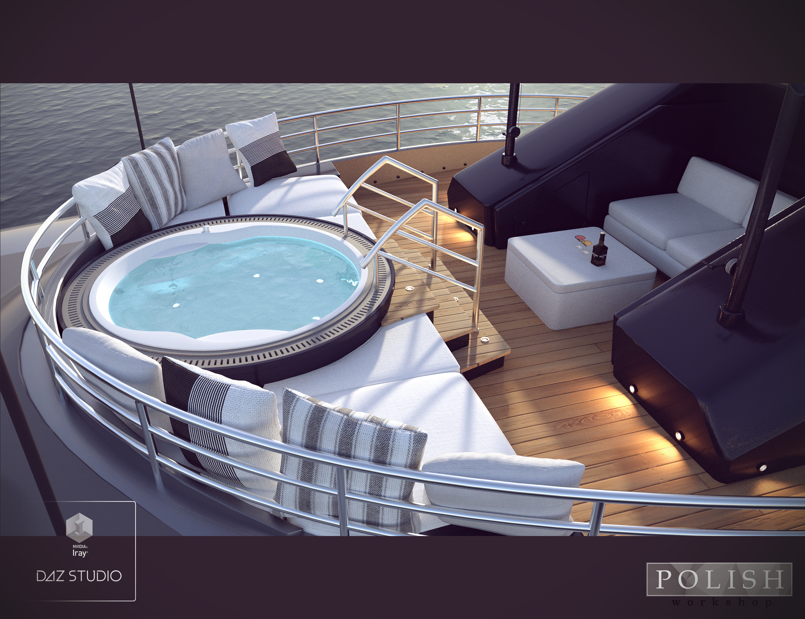 Luxury Summer Yacht Props | Daz 3D