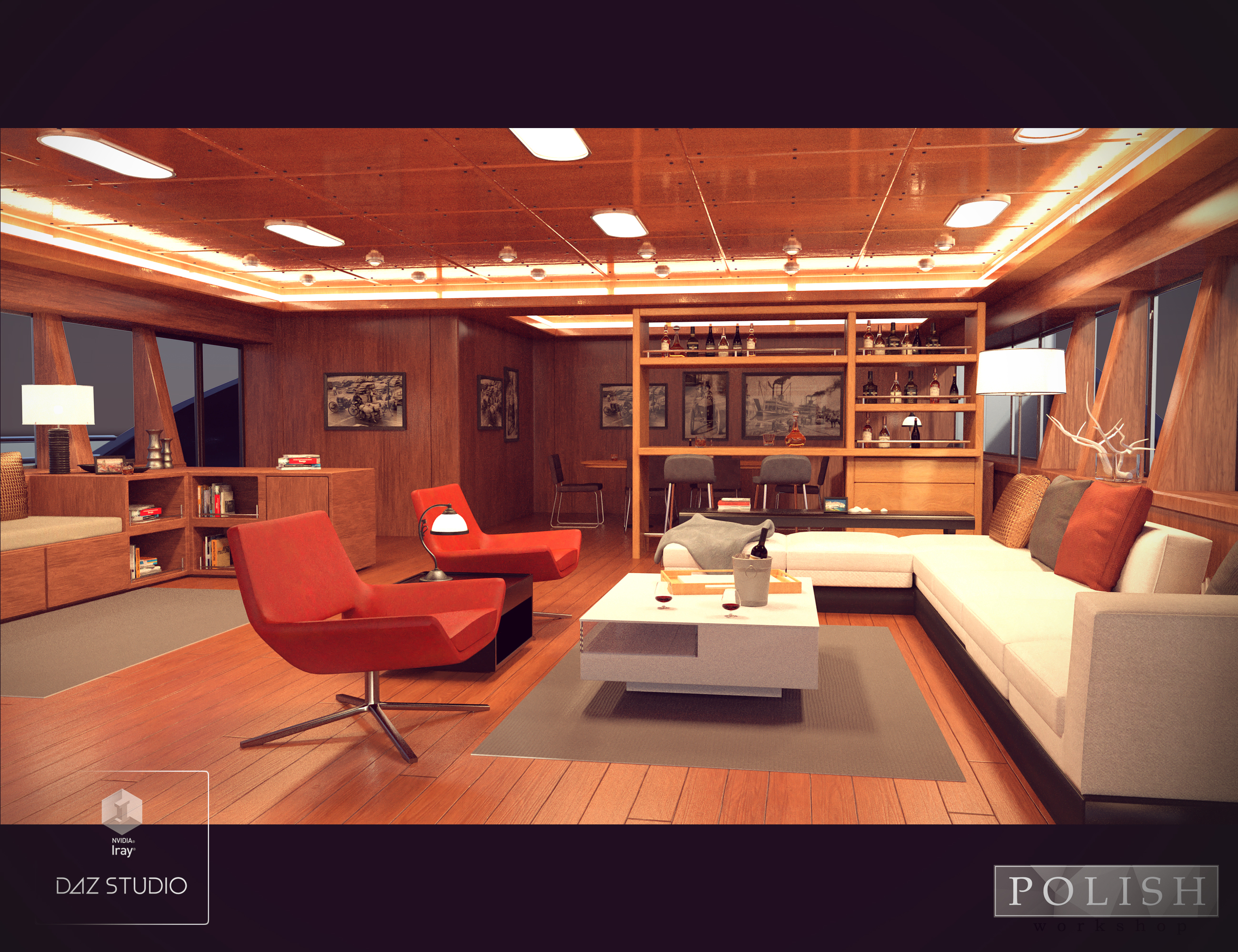 Luxury Summer Yacht Props | Daz 3D