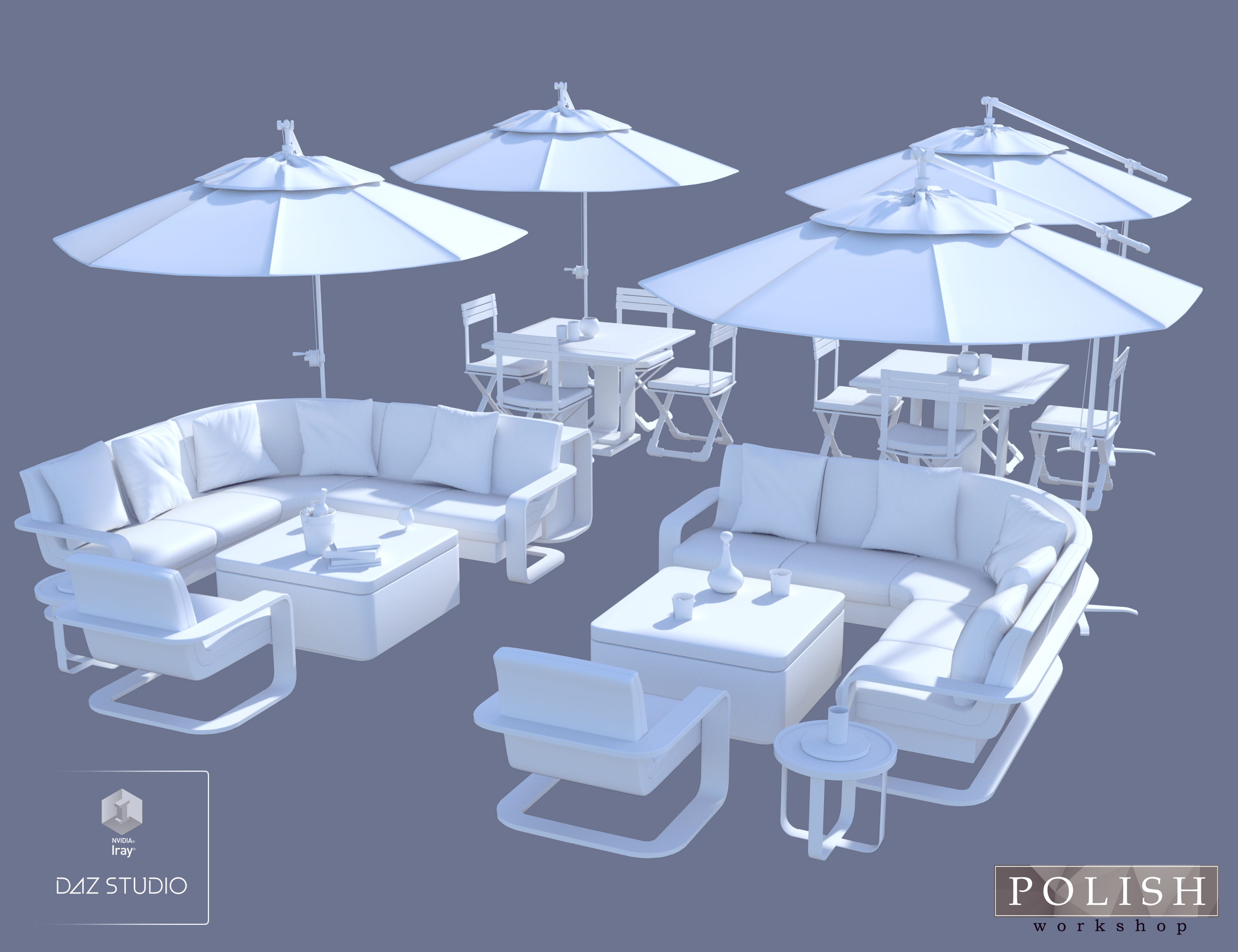 Luxury Summer Yacht Props | Daz 3D