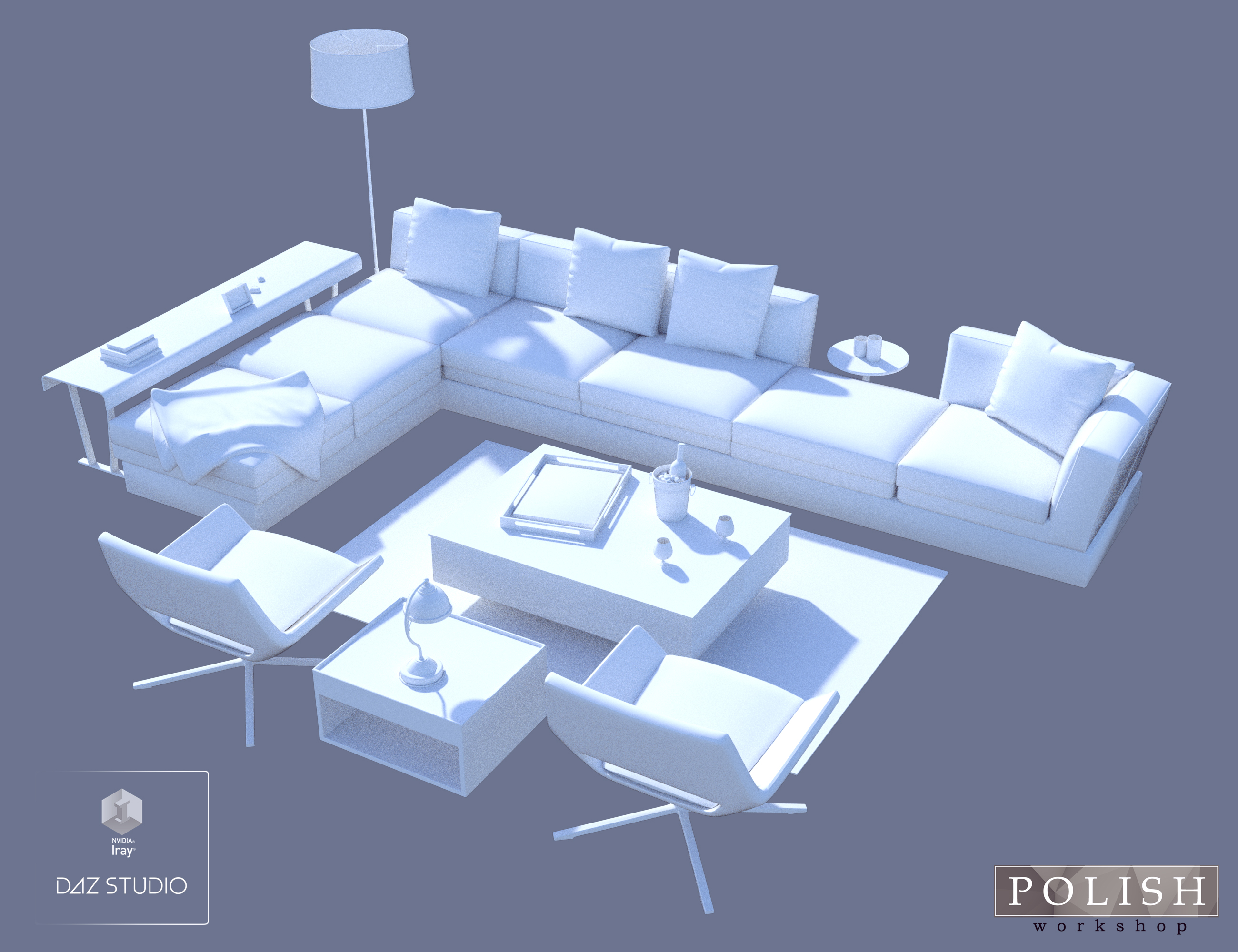 Luxury Summer Yacht Props | Daz 3D