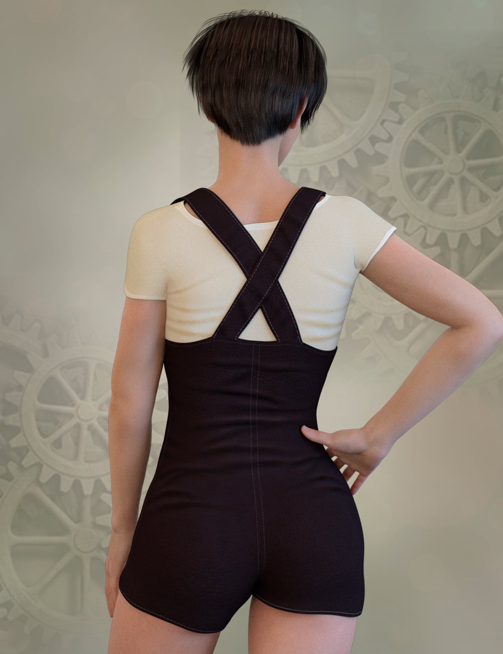 X-Fashion Overall Outfit for Genesis 8 Female(s) | Daz 3D