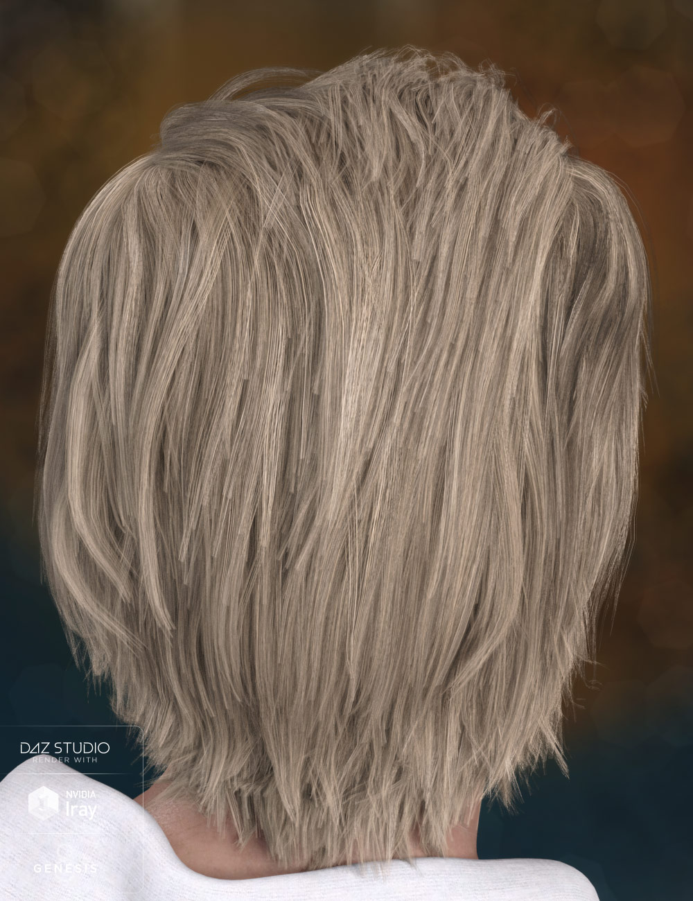 Axel Hair for Genesis 8 Male(s) | Daz 3D