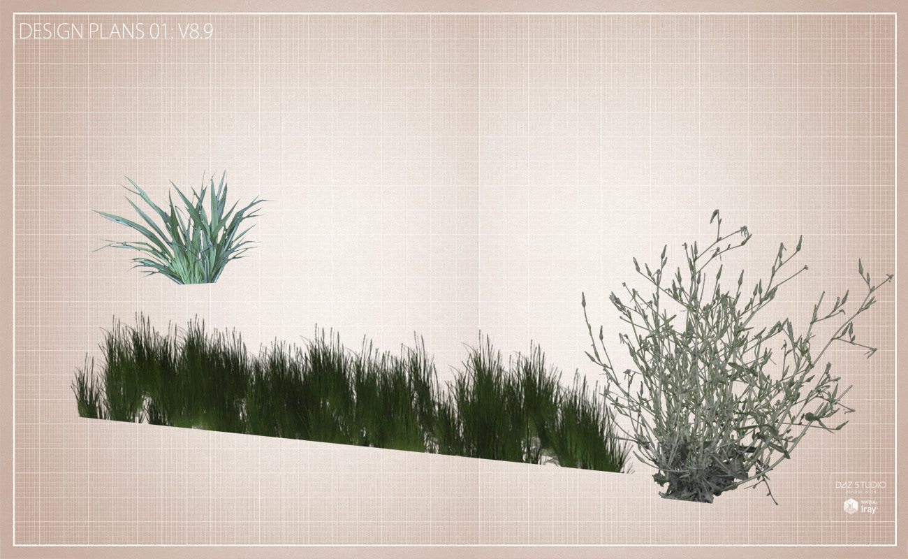Small Patio Garden | Daz 3D