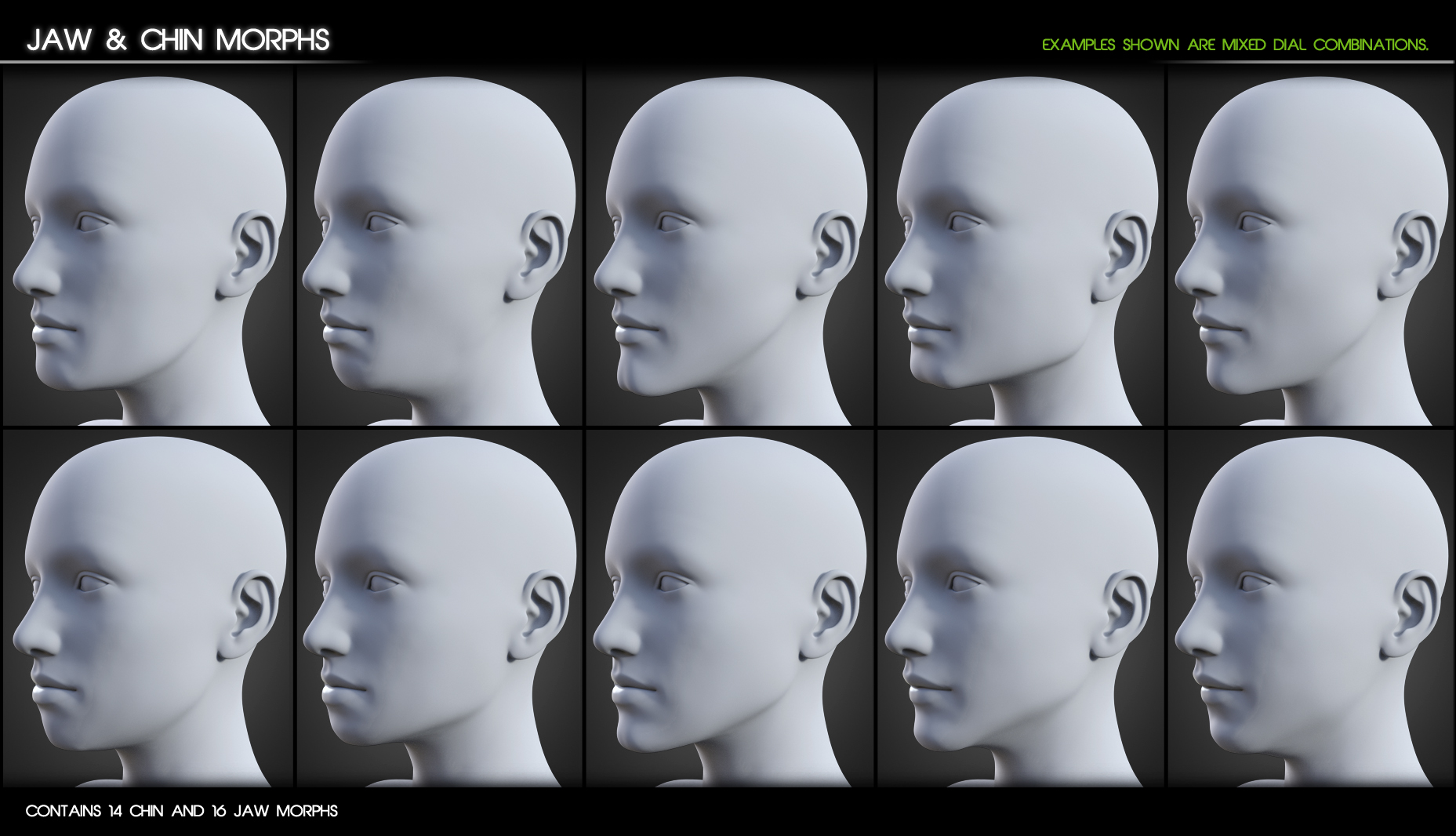200 Plus Head and Face Morphs for Genesis 8 Female(s) | Daz 3D