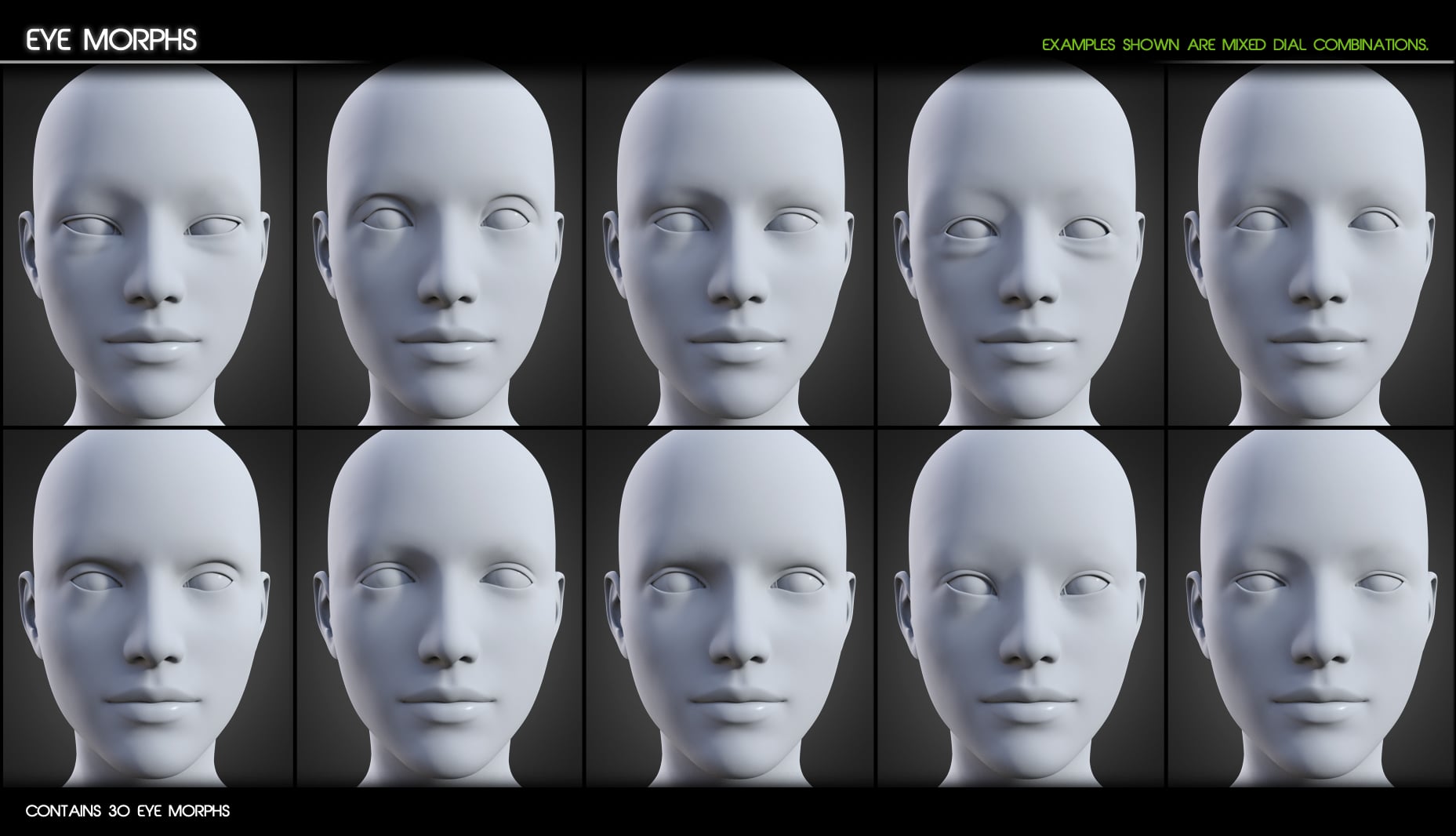 200 Plus Head and Face Morphs for Genesis 8 Female(s) | Daz 3D