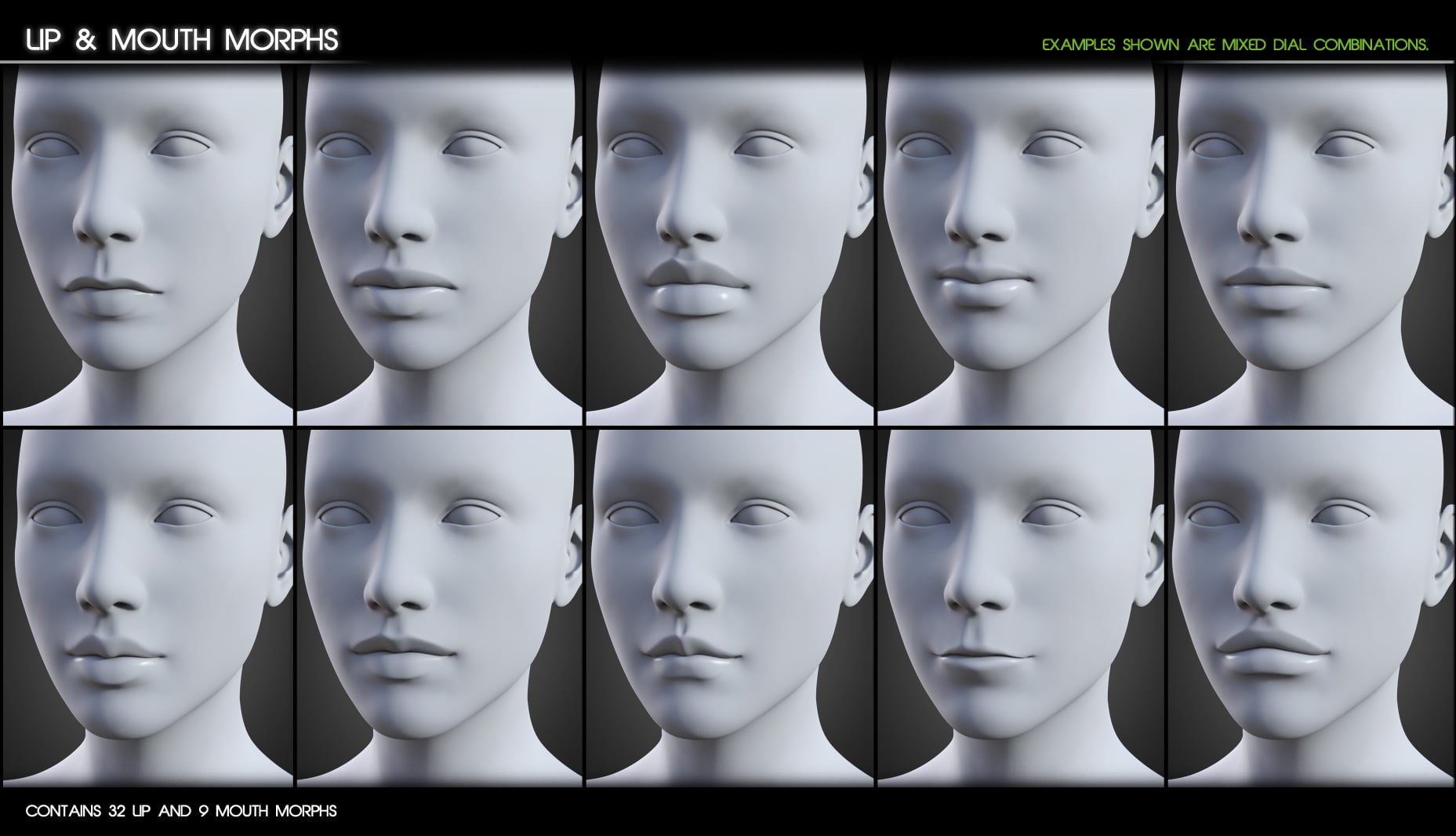 200 Plus Head and Face Morphs for Genesis 8 Female(s) | Daz 3D