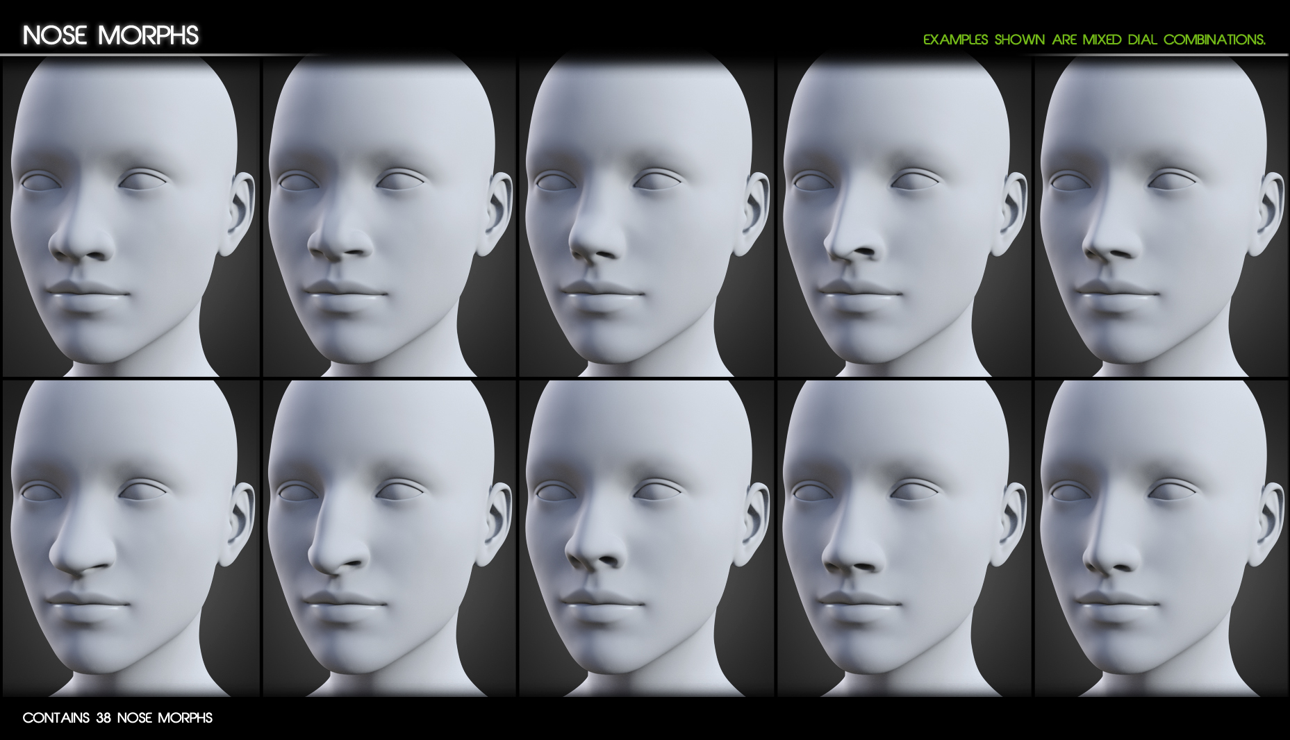 200 Plus Head and Face Morphs for Genesis 8 Female(s) | Daz 3D