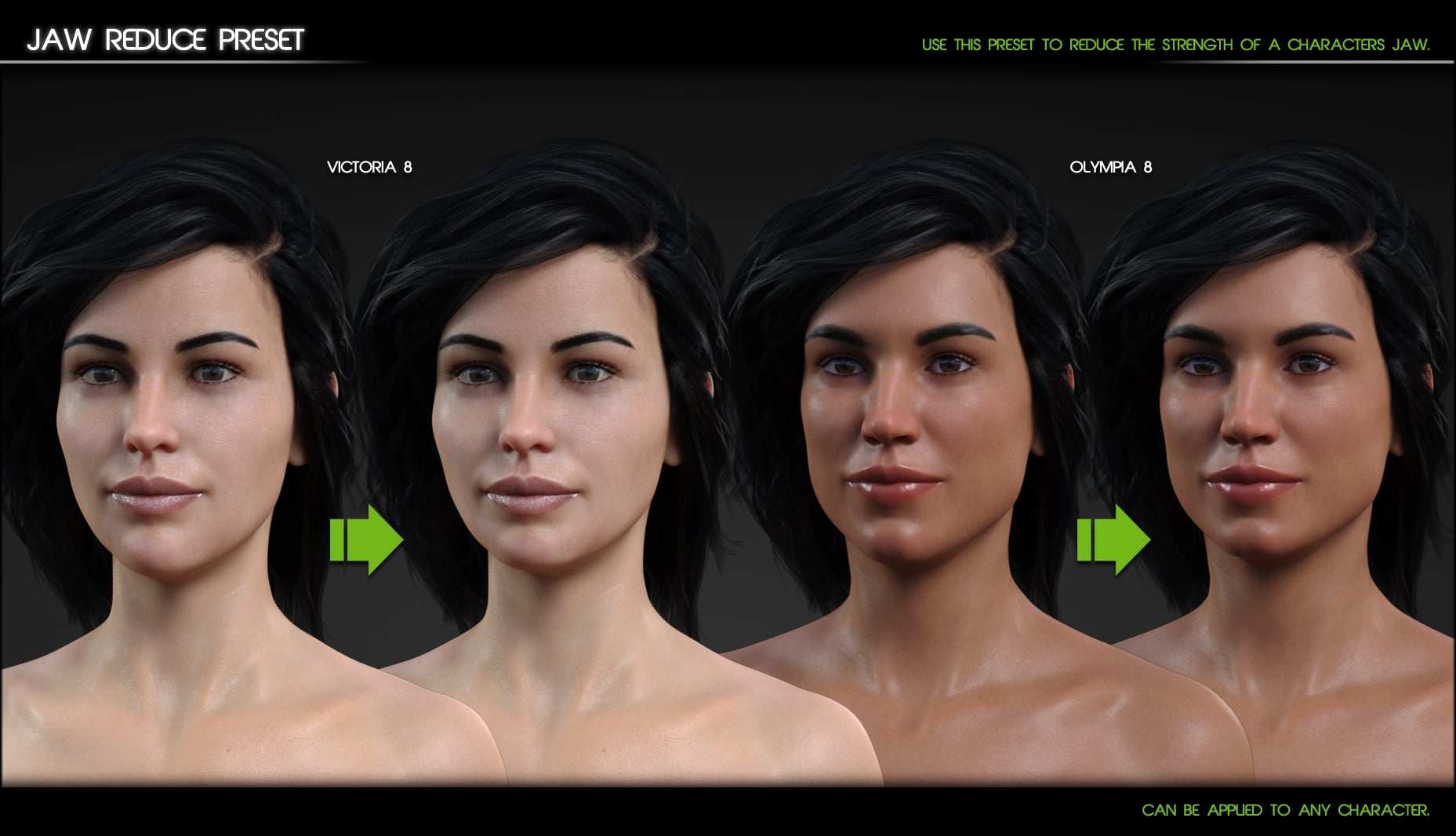 200 Plus Head and Face Morphs for Genesis 8 Female(s) | Daz 3D