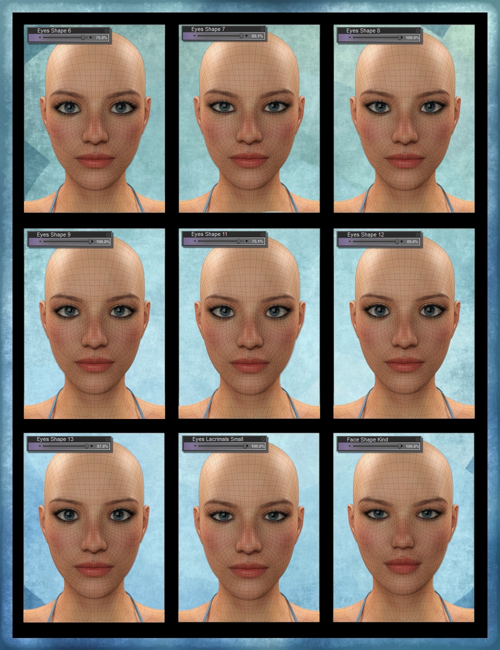 Genesis 8 Female Head Morph Resource Kit 2 | Daz 3D