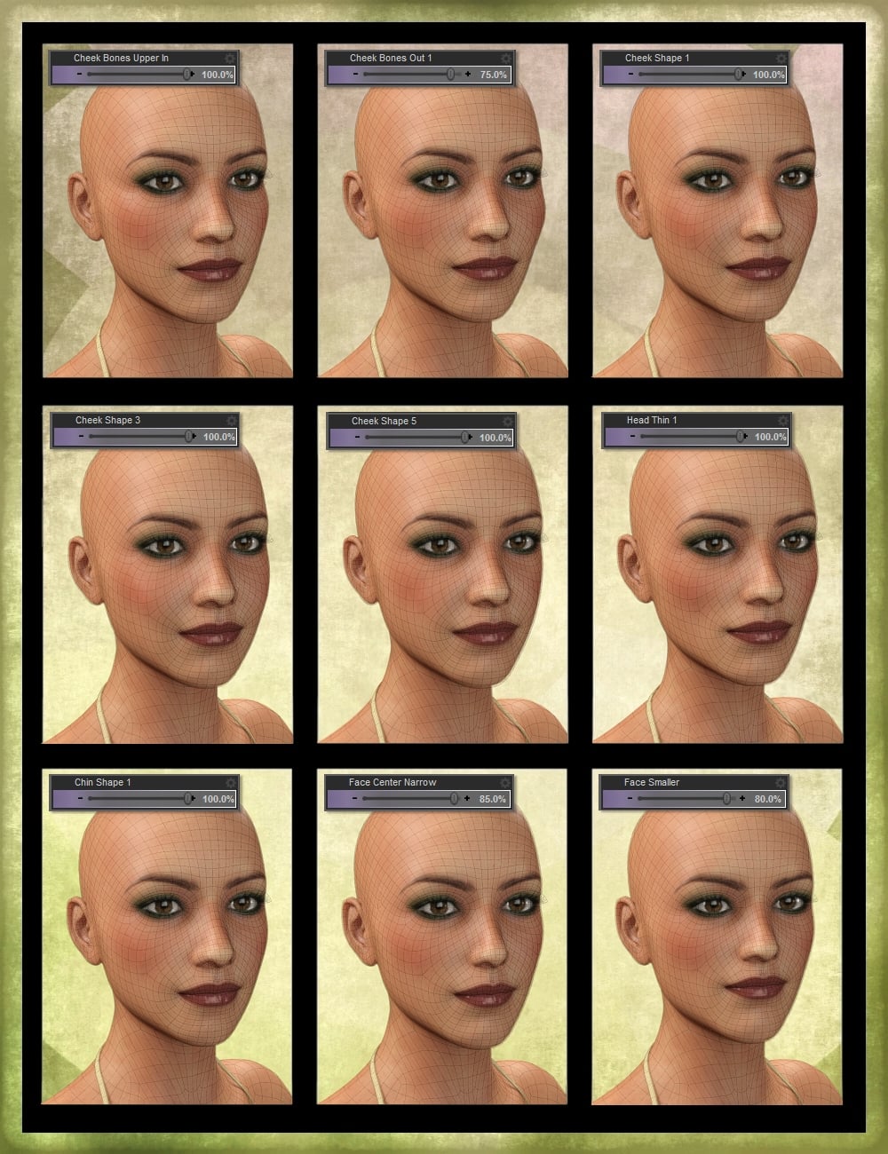 Genesis 8 Female Head Morph Resource Kit 2 | Daz 3D