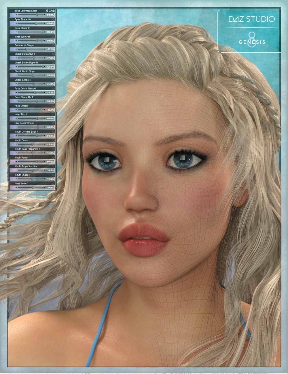 Genesis 8 Female Head Morph Resource Kit 2 | Daz 3D