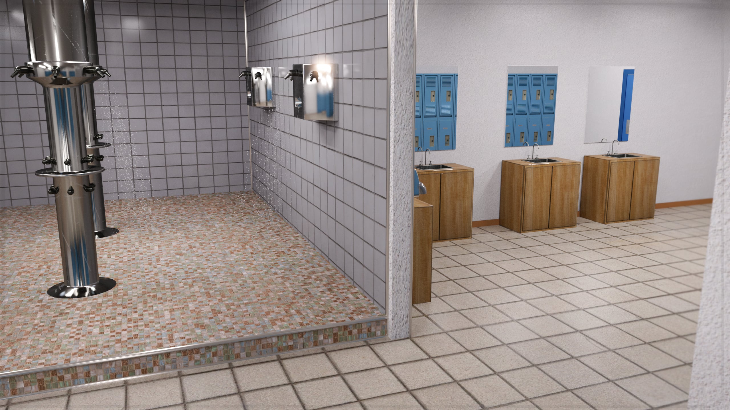 Locker Room Bundle | Daz 3D