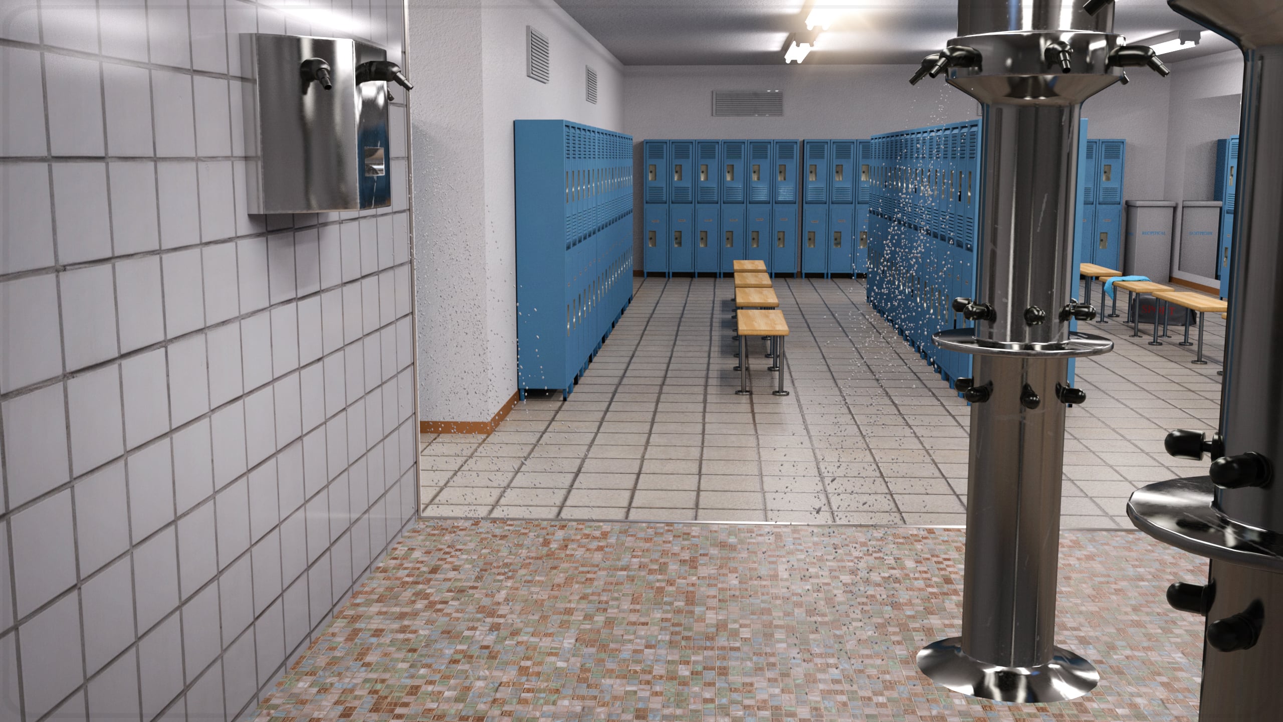 Locker Room Bundle | Daz 3D