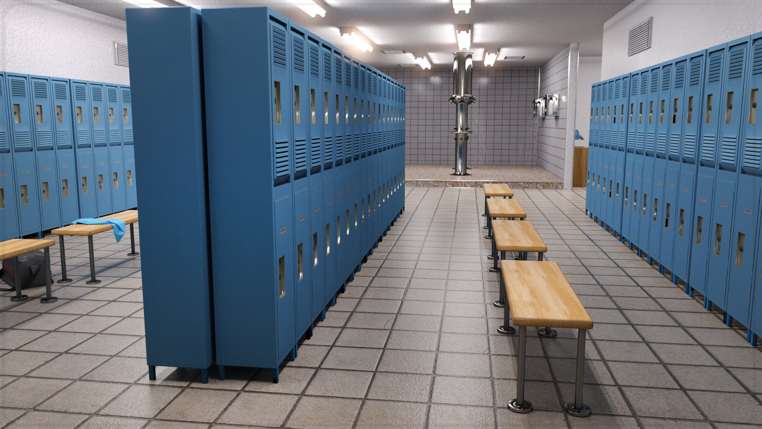 Locker Room Bundle | Daz 3D