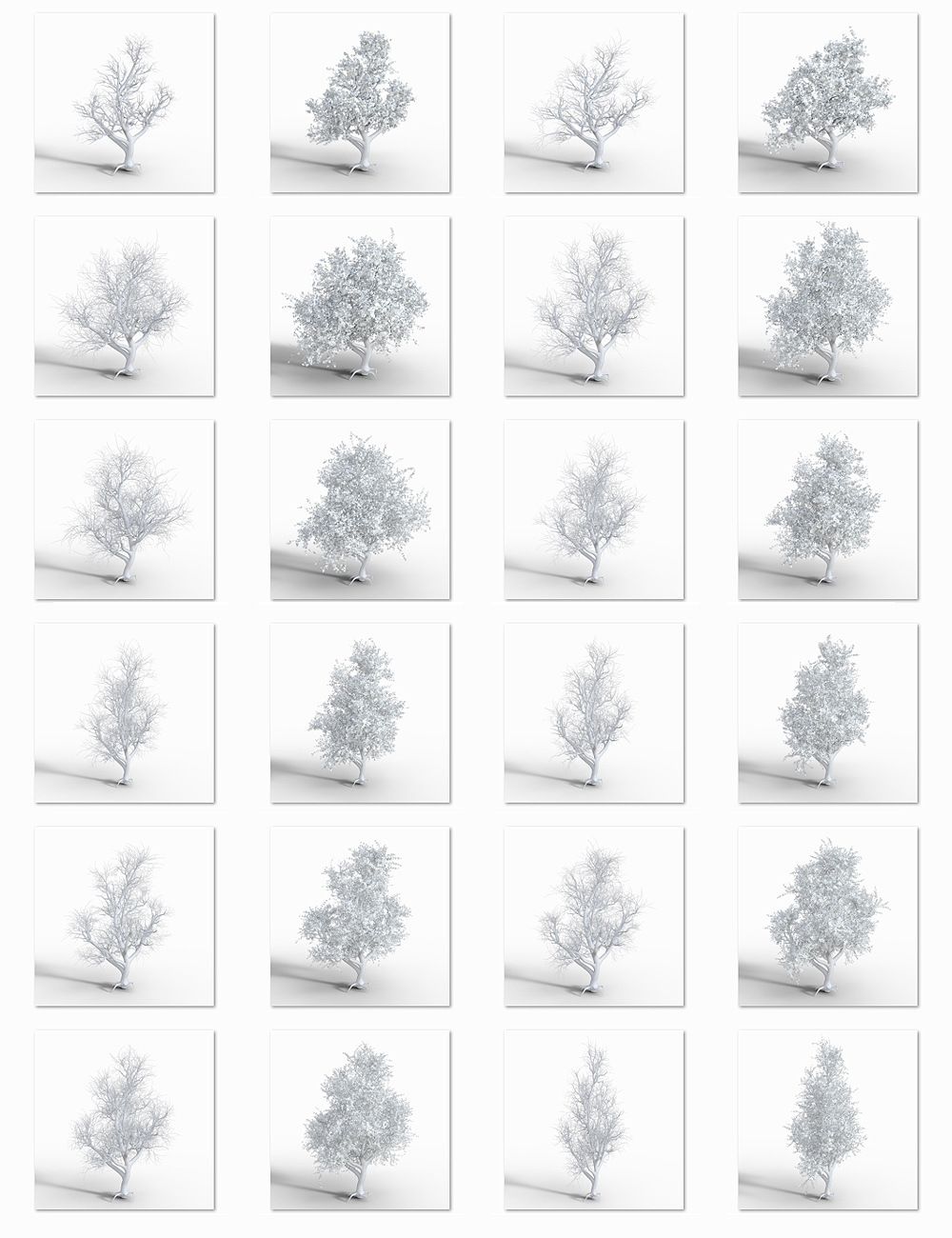 Hybrid Trees Collection | Daz 3D