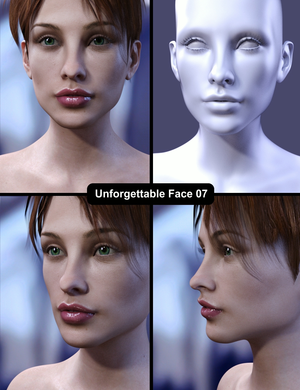 Unforgettable Faces for Genesis 8 Female | Daz 3D