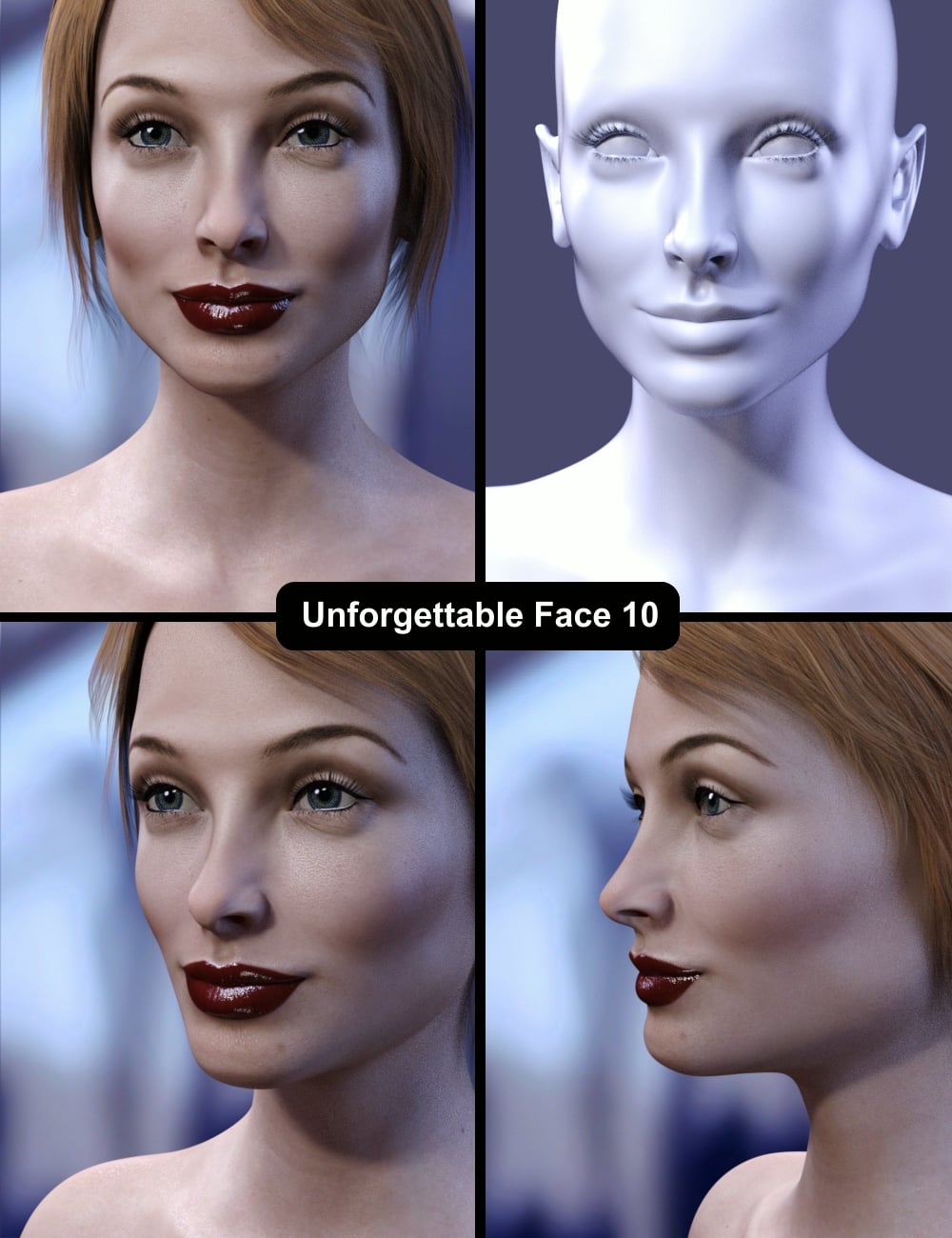Unforgettable Faces for Genesis 8 Female | Daz 3D
