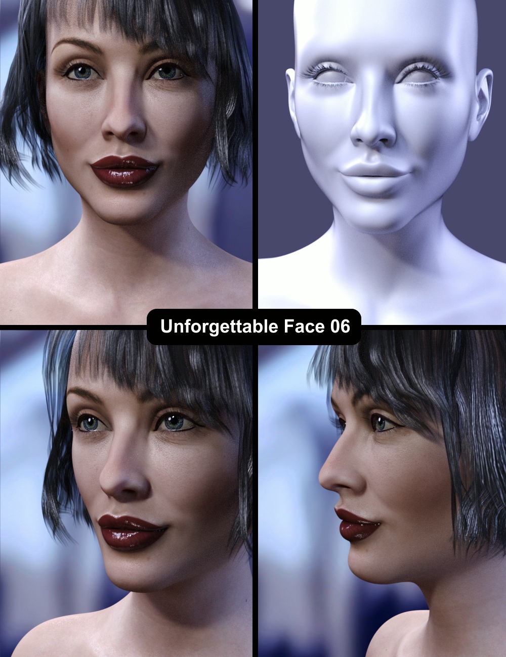 Unforgettable Faces for Genesis 8 Female | Daz 3D