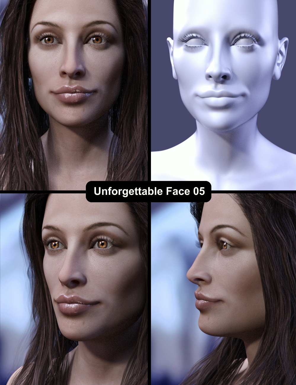 Unforgettable Faces for Genesis 8 Female | Daz 3D