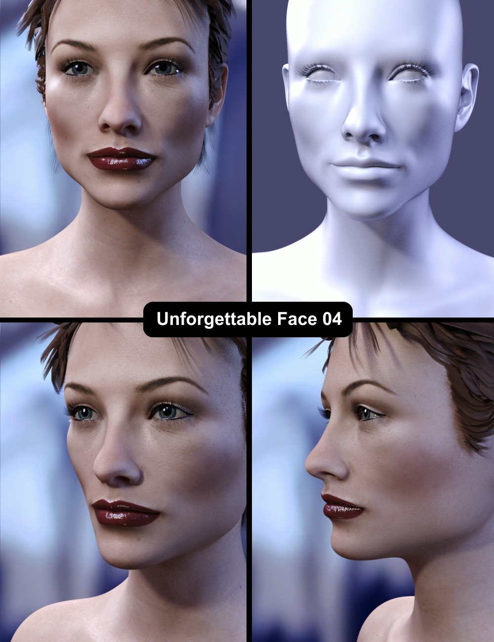 Unforgettable Faces for Genesis 8 Female | Daz 3D
