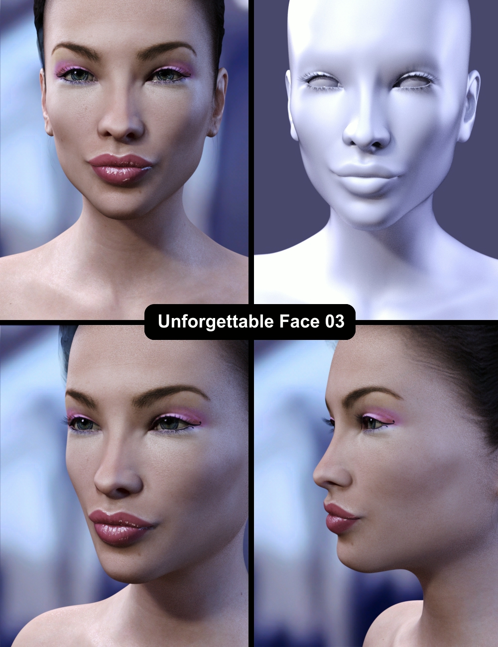 Unforgettable Faces for Genesis 8 Female | Daz 3D