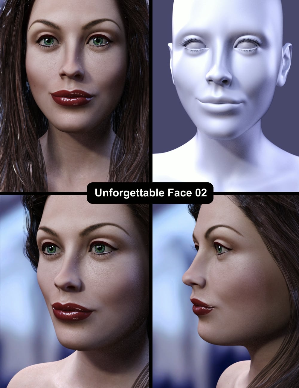 Unforgettable Faces for Genesis 8 Female | Daz 3D