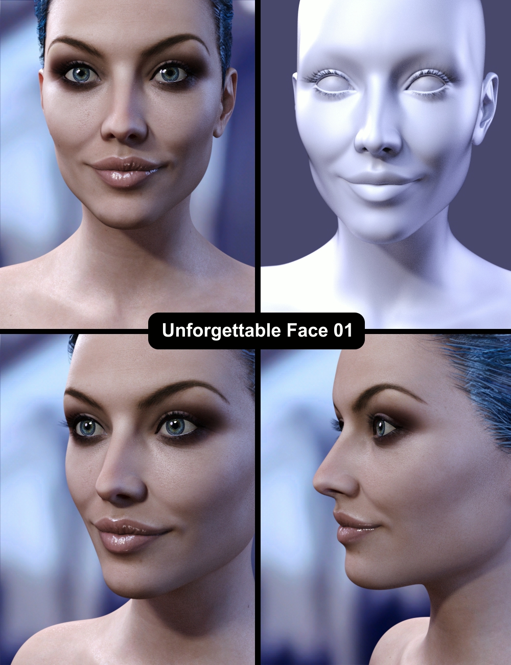 Unforgettable Faces for Genesis 8 Female | Daz 3D