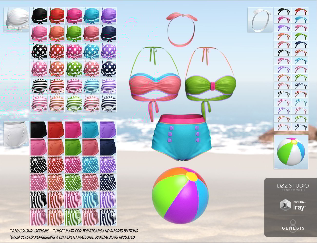 Pinup Swim Bundle | Daz 3D