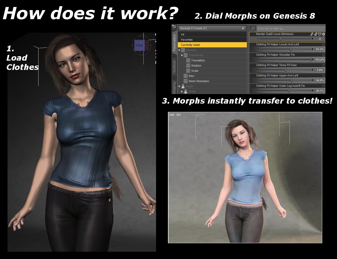 SY Clothing Fit Helper Genesis 8 Female | Daz 3D